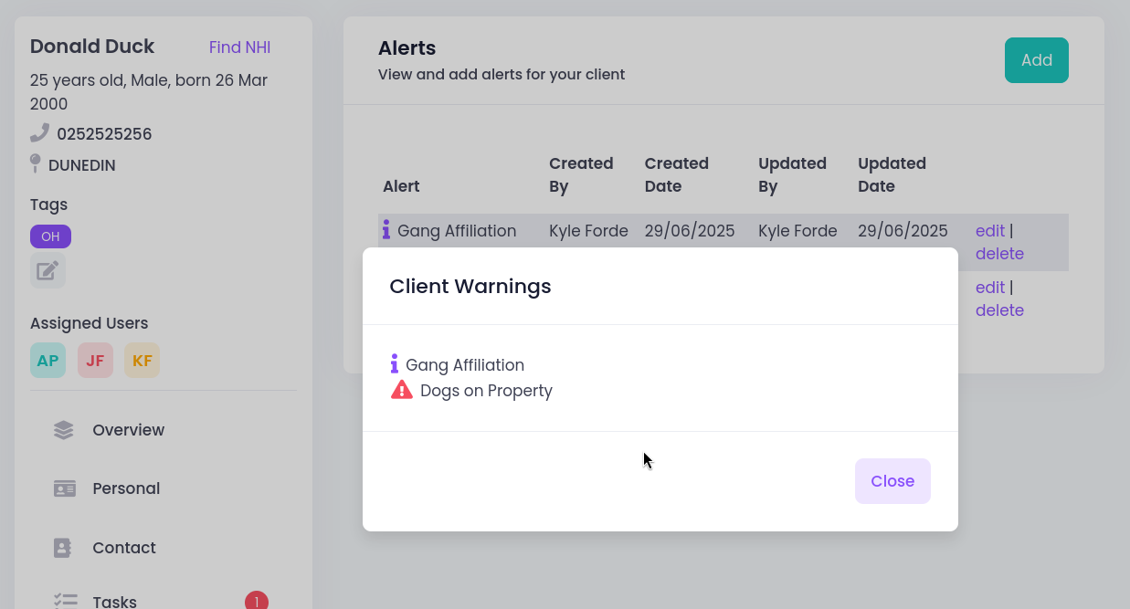 Understanding Client records | Kotahi User Guide